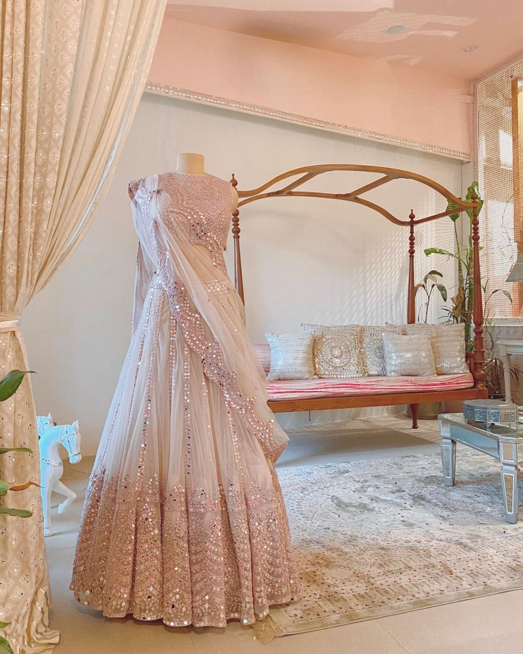 BUY-FULLY-CUSTOMISED-DESIGNER-PINK-ORGANZA – ASHBHAV